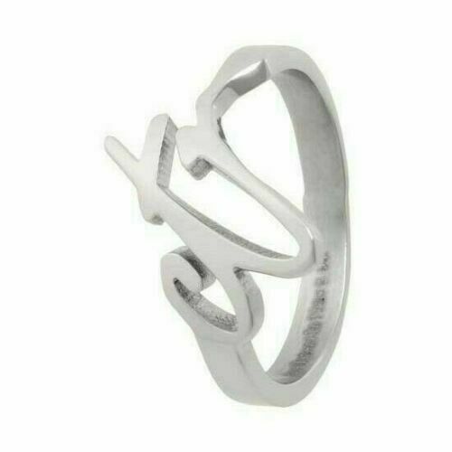 J103 Mormon LDS Unisex CTR Ring Small Stainless Steel Size 4-10 One Mo ...