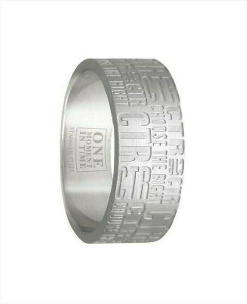 J133 Mormon LDS Unisex CTR Ring Tabloid Stainless Steel Sizes:5-10 One ...